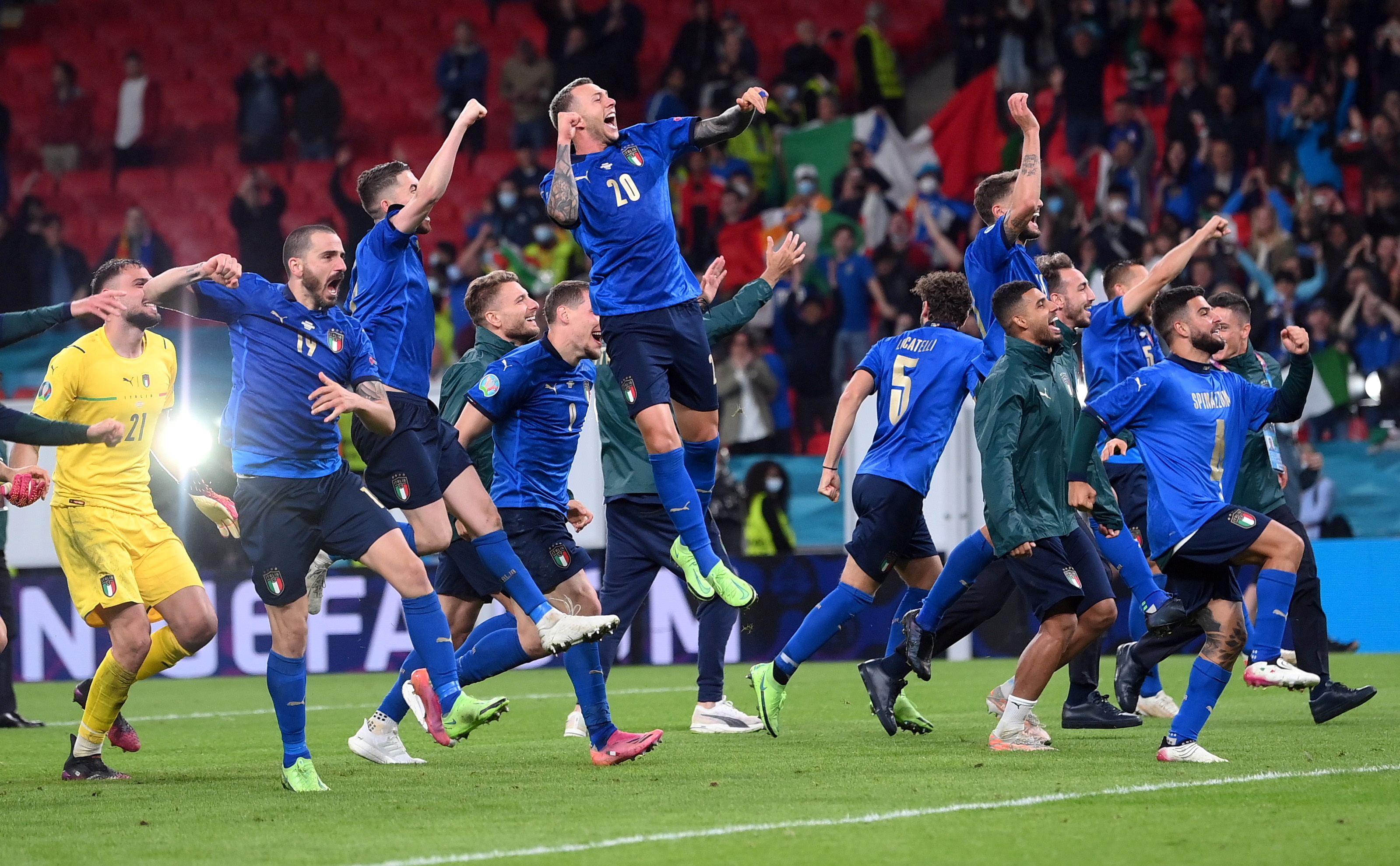 Football: Italy hold nerve to beat Spain on penalties and reach Euro ...