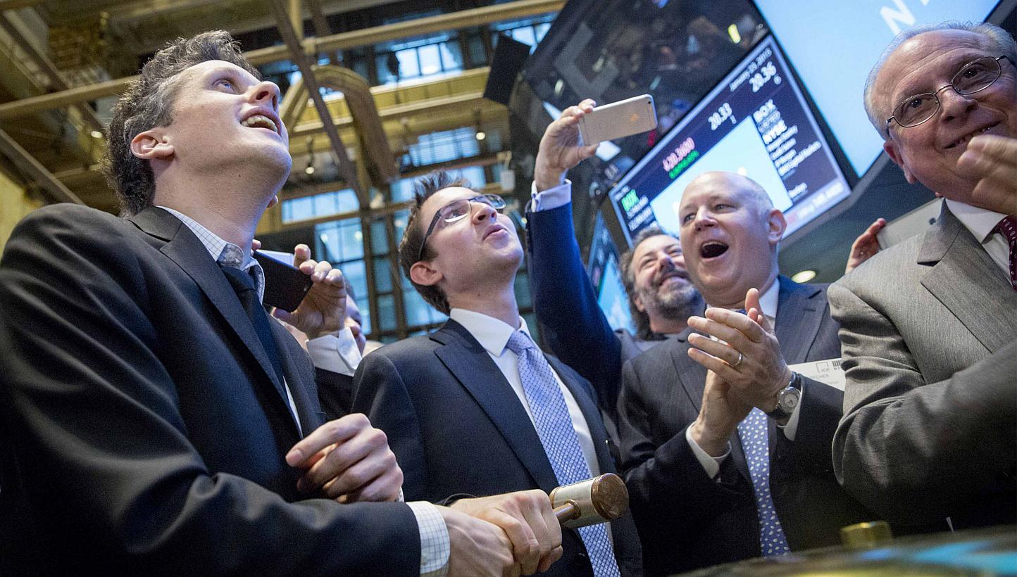 Box hits Wall Street with a bang after IPO | The Straits Times