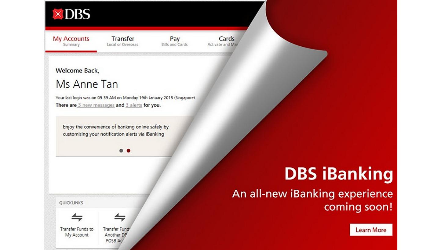 Revamped DBS website to provide customised content | The Straits Times