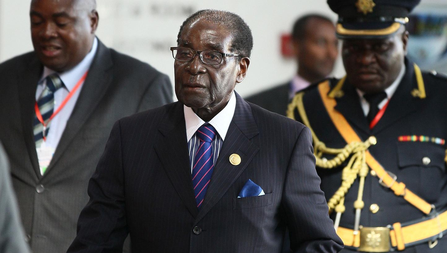 Zimbabwe's 90-year-old Mugabe falls down stairs | The Straits Times
