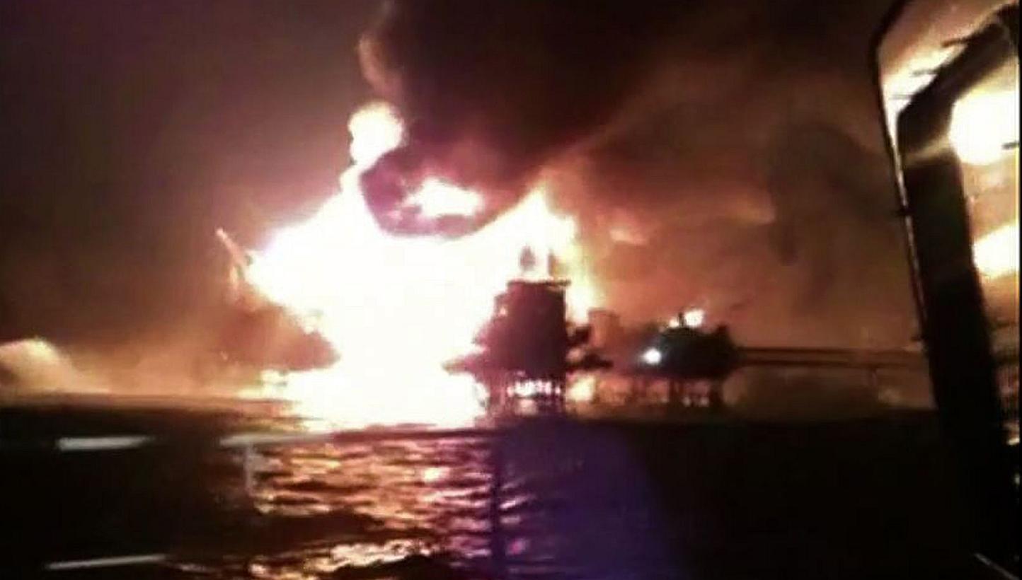 Four dead, 16 injured in fiery blast at Mexico oil rig | The Straits Times