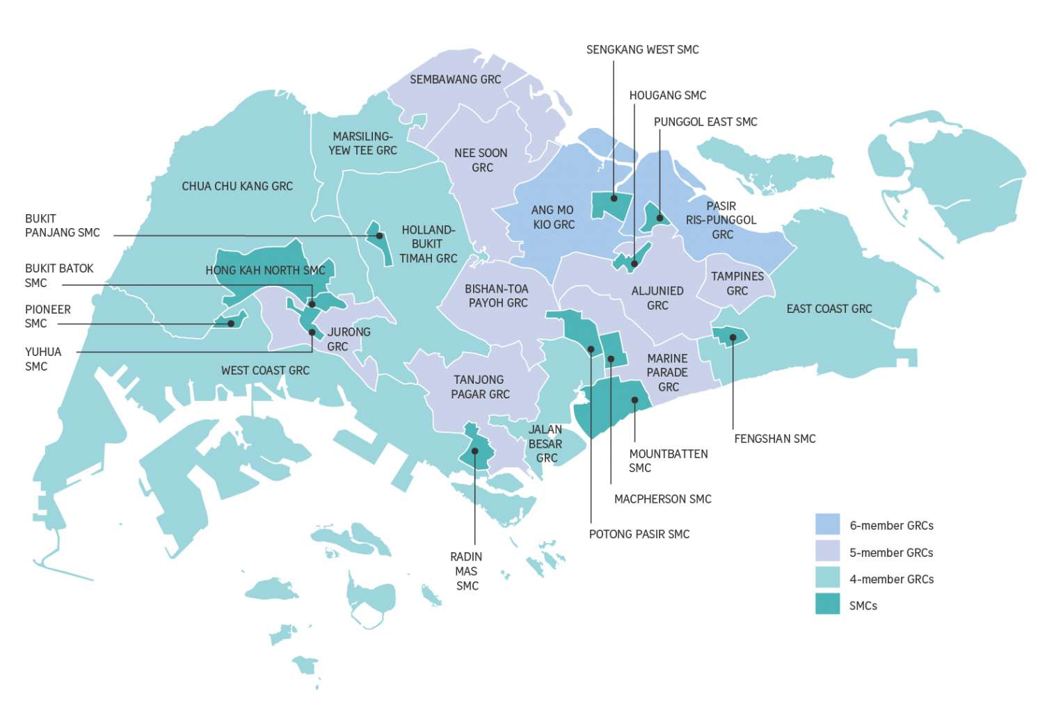 New electoral boundaries announced: 13 SMCs, 16 GRCs, one in five ...