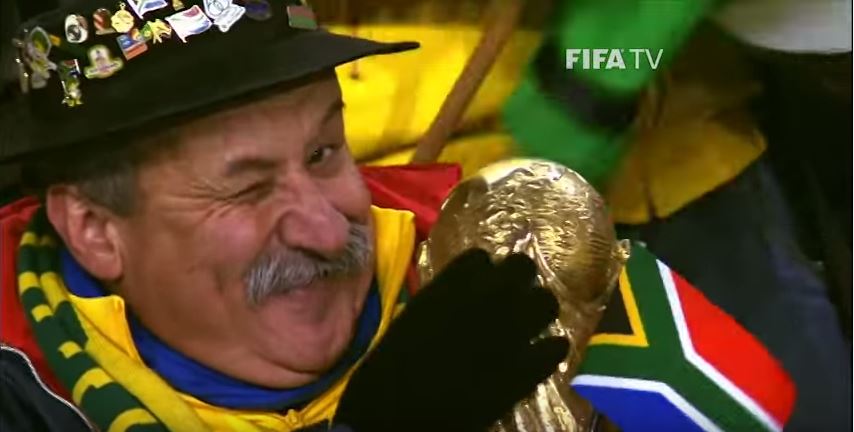 Football: Brazil's world-famous '12th player' Clovis Acosta Fernandes ...