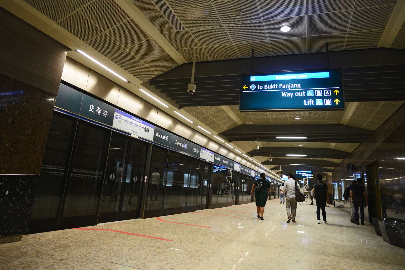 Grace period for MRT users to find right platform at Stevens | The ...