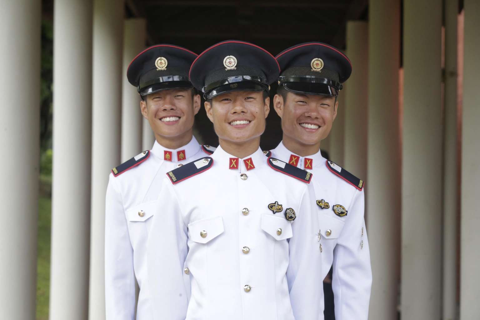 Triplets among 582 cadets commissioned as officers at the Safti ...