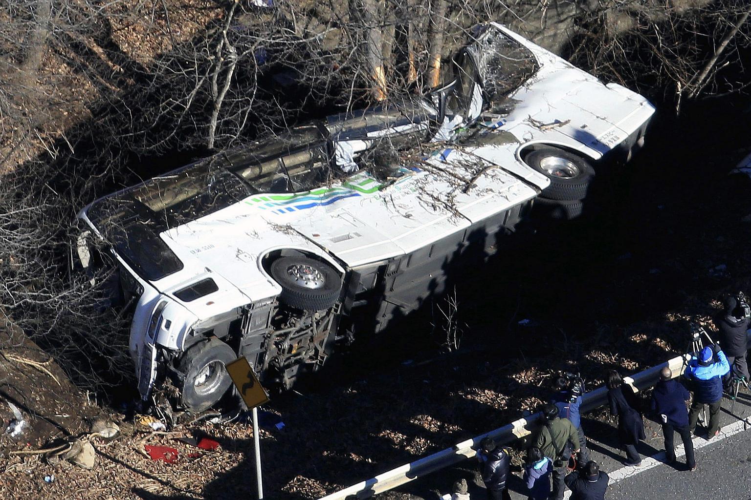 Death toll from Japan bus crash rises to 15: Police | The Straits Times
