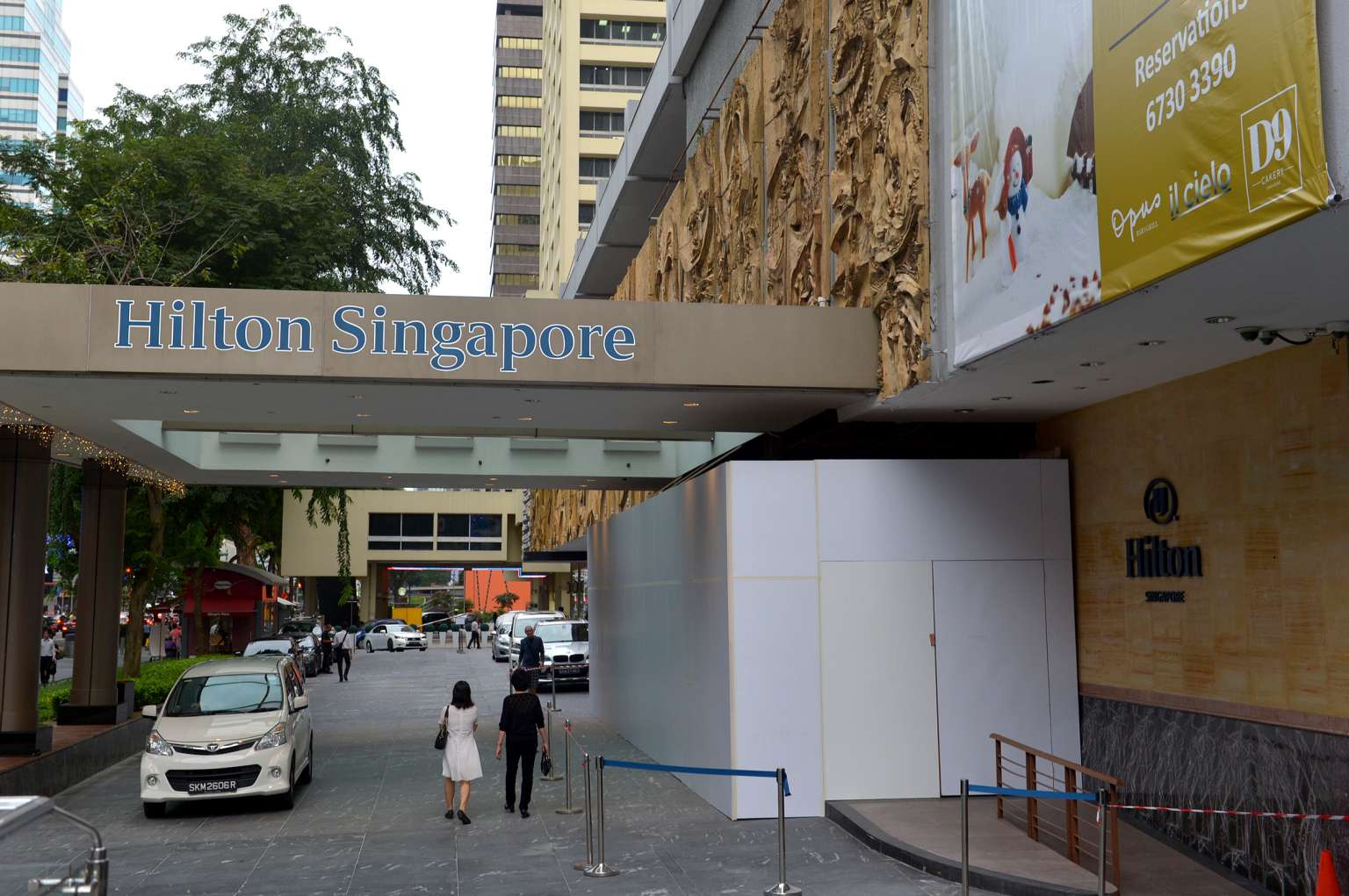 Hilton hotel to replace all external false ceiling after collapse | The ...