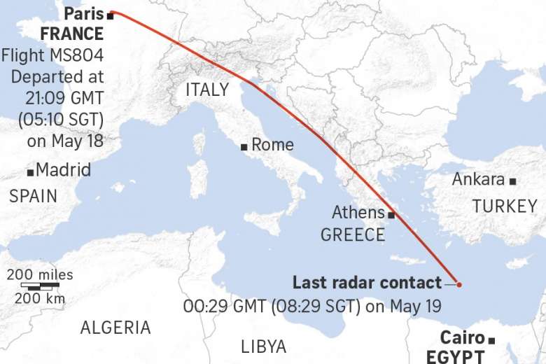 EgyptAir flight MS804: What we know so far | The Straits Times