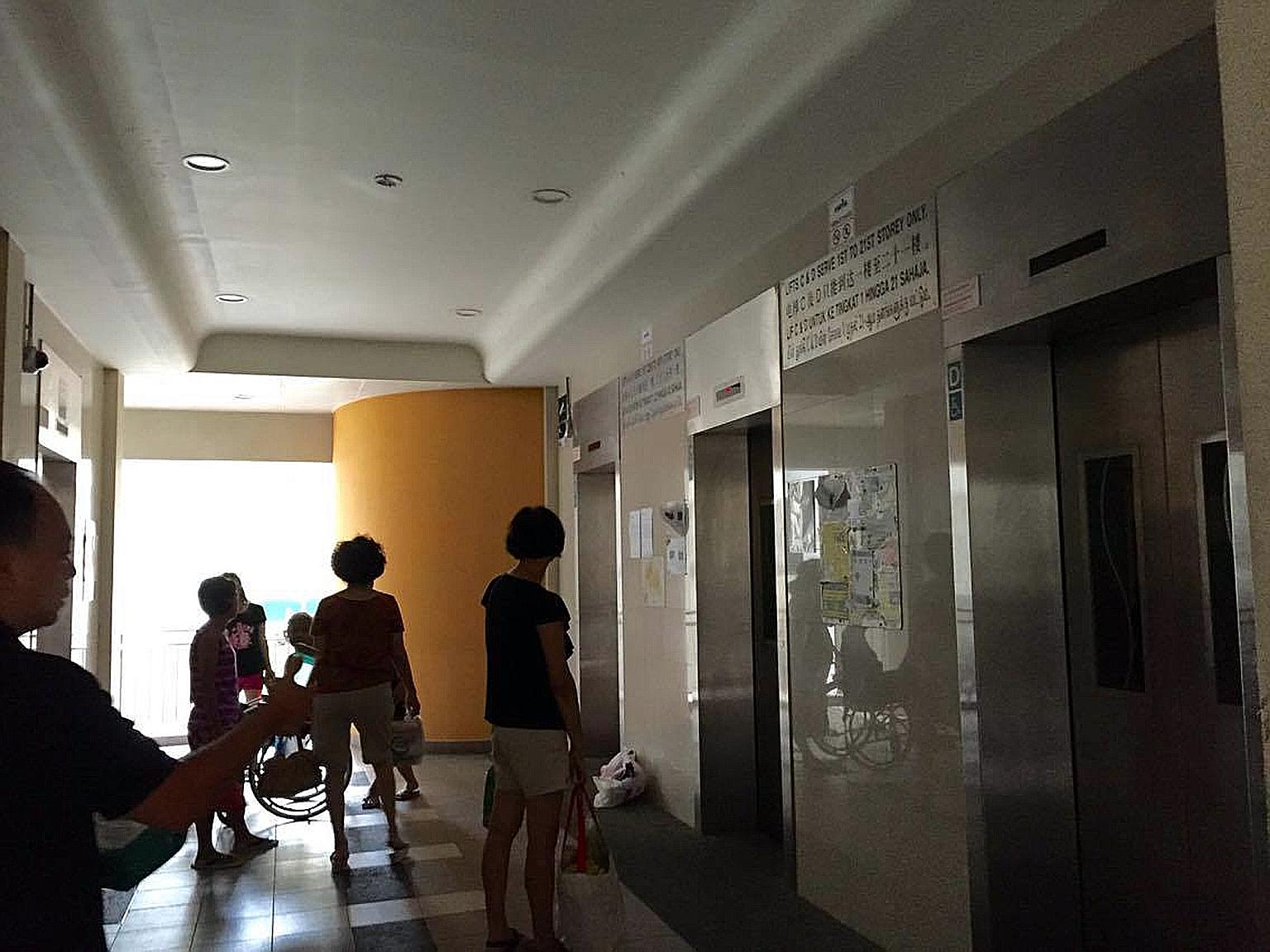Power trip stalls all four lifts at Dover HDB block | The Straits Times