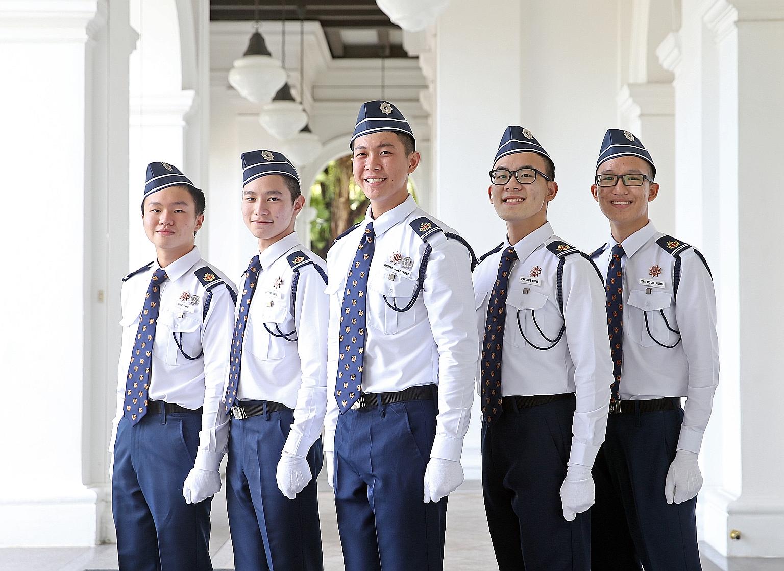 5 Boys' Brigade members get President's Award | The Straits Times