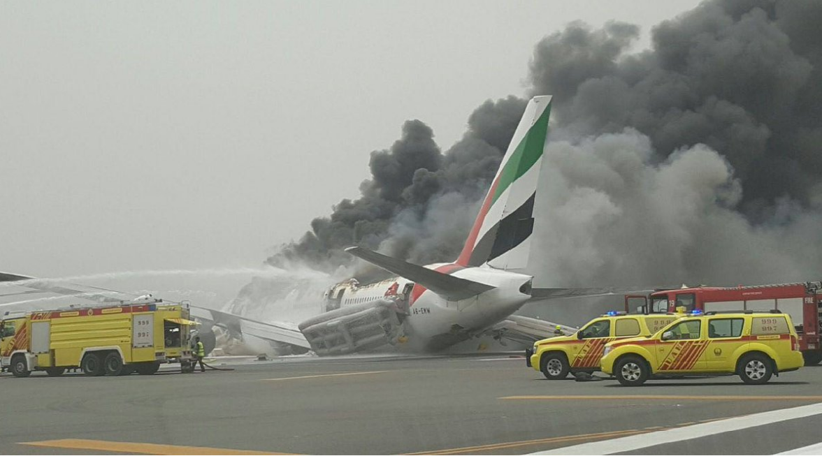 How 300 people on board Emirates Flight 521 escaped a fiery crash | The ...