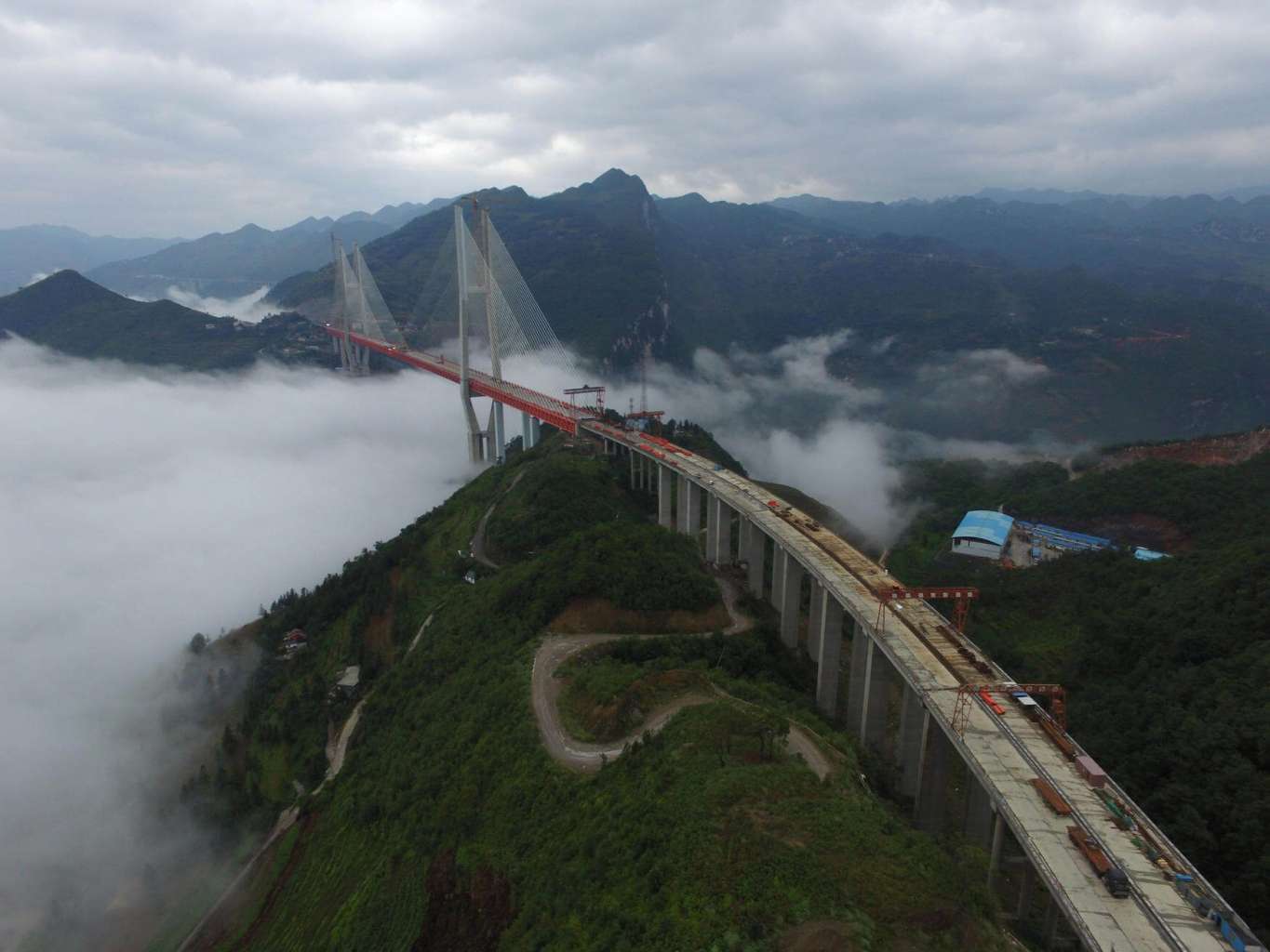 World's highest bridge near completion in China | The Straits Times