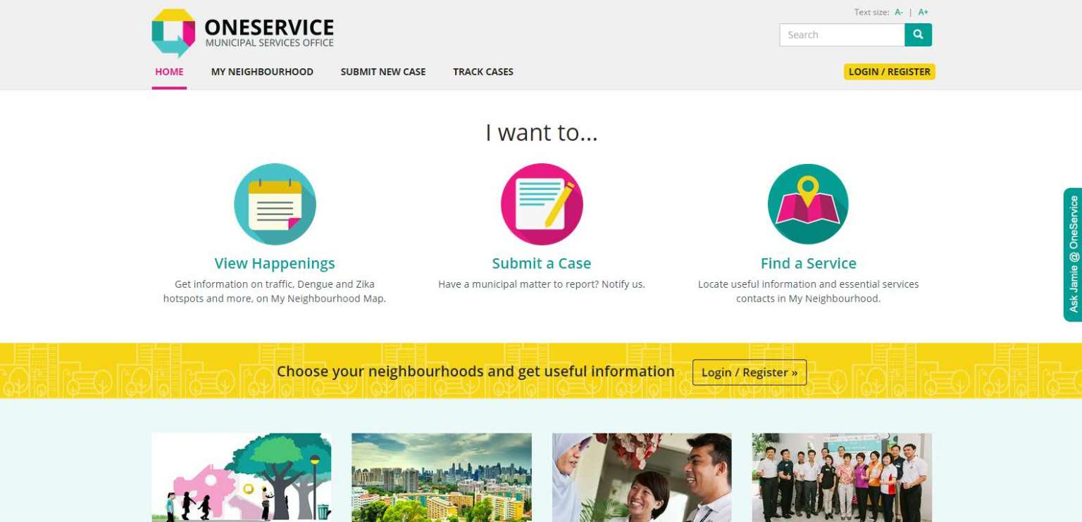 Report municipal problems online at new OneService Portal | The Straits ...
