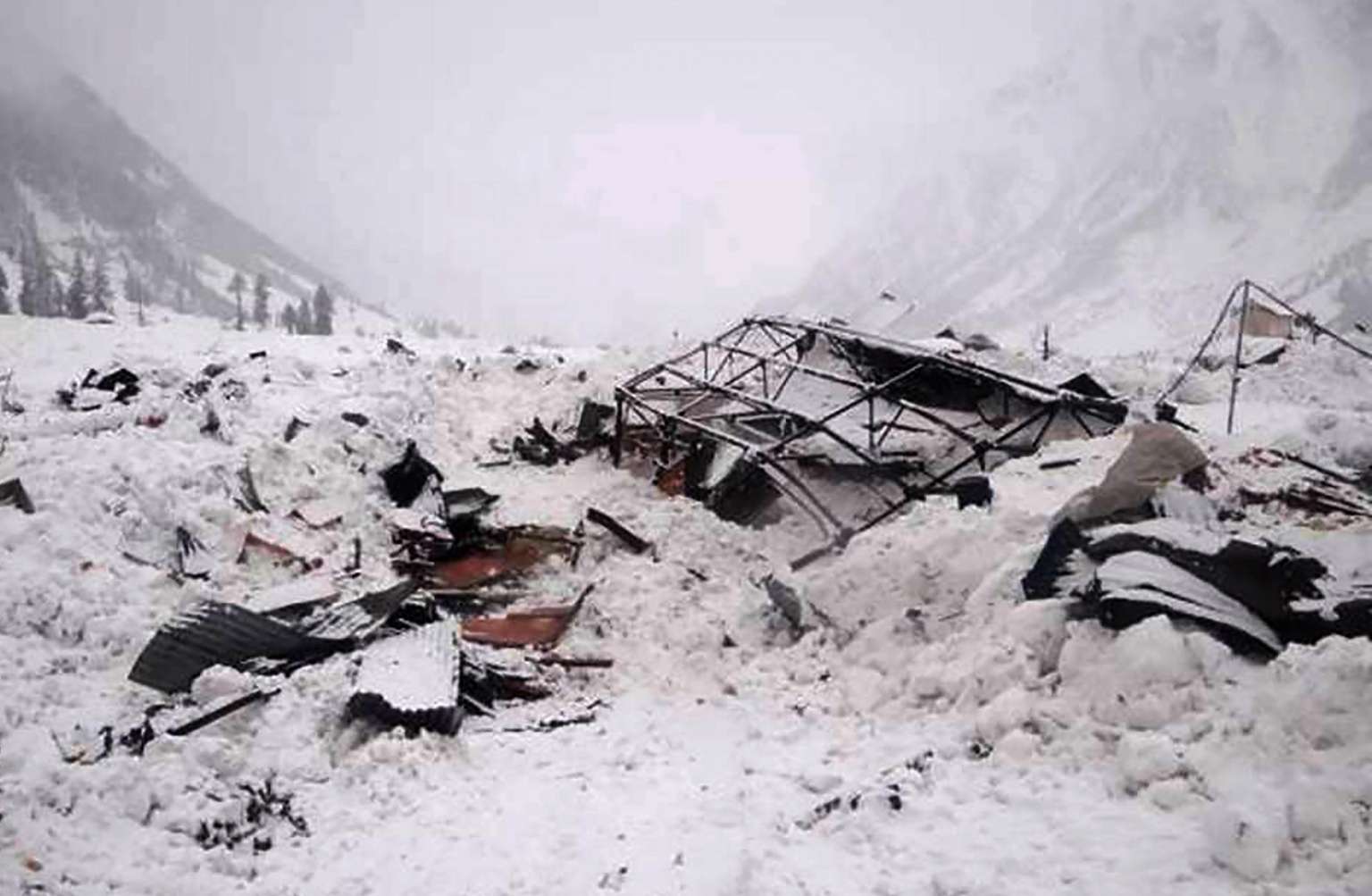 Five Indian soldiers trapped under snow near Kashmir border | The ...