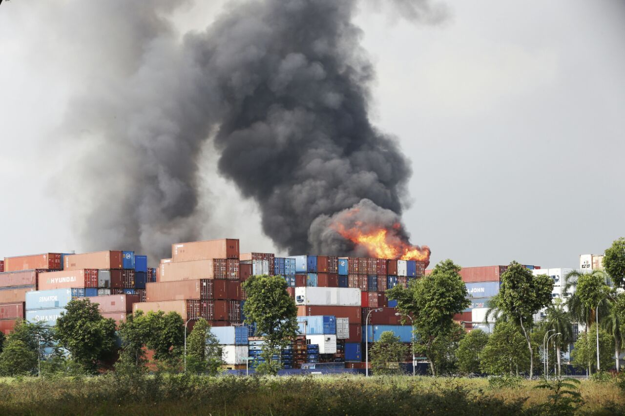 Tuas fire put out after 4 hours, no casualties reported, cause of fire ...