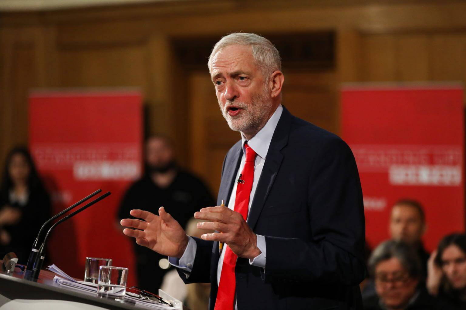 Labour's Jeremy Corbyn sets election tone, targeting British ...