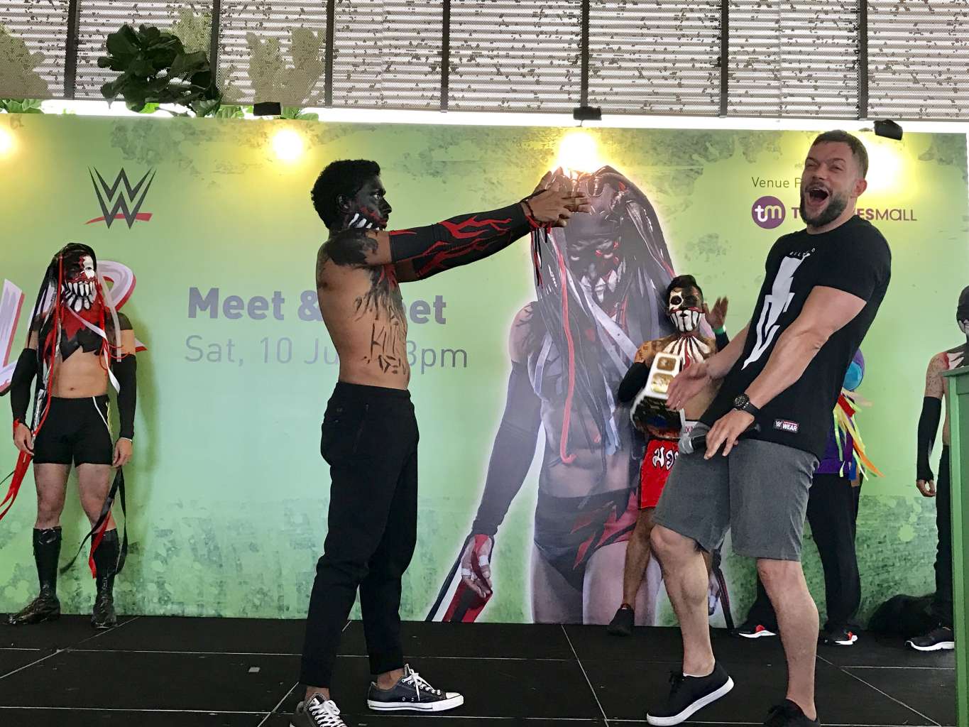 WWE superstar Finn Balor charms fans during quick Singapore visit | The ...