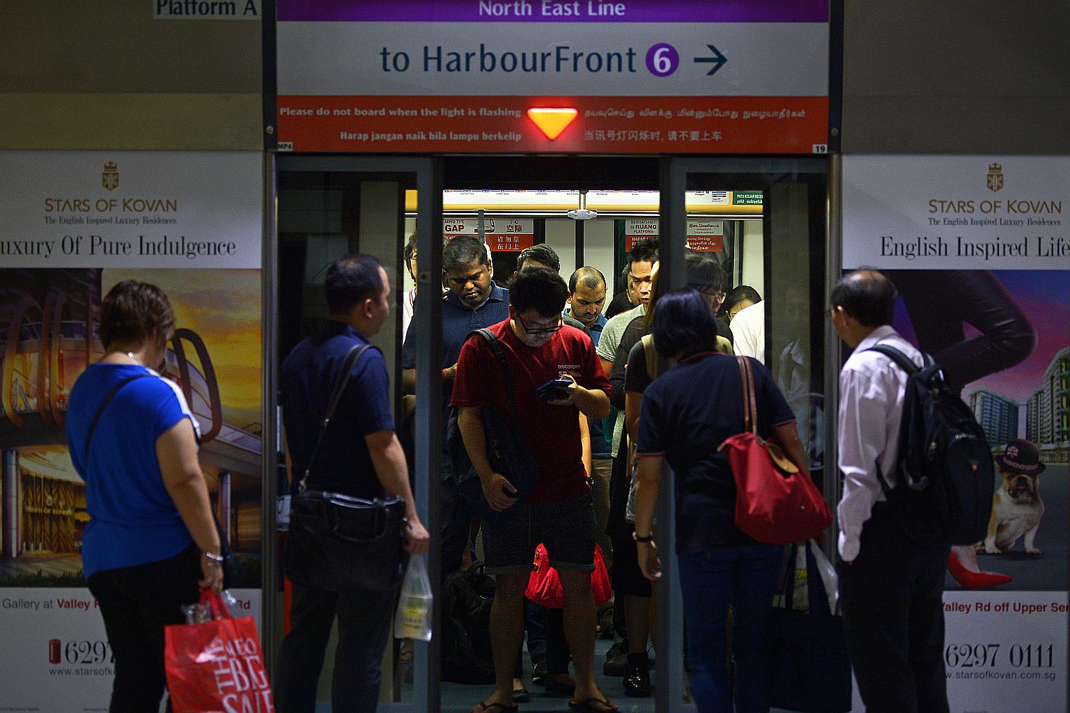 Delay on North East Line due to signalling fault at HarbourFront ...