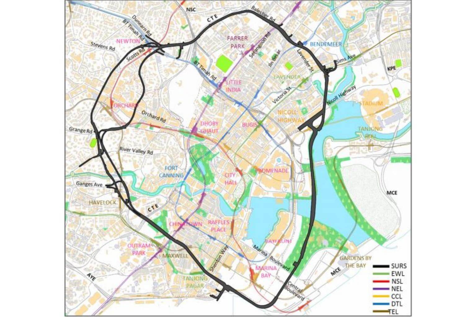 Singapore Scraps Underground Road Network Plans For City Land Owners