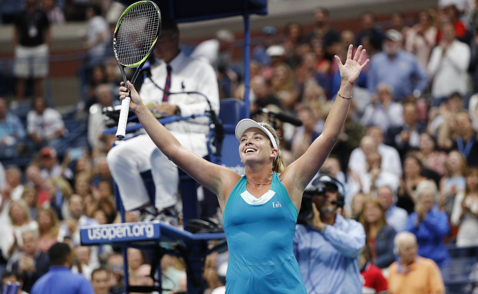 Tennis: Vandeweghe knocks world number one Pliskova out of US Open ...