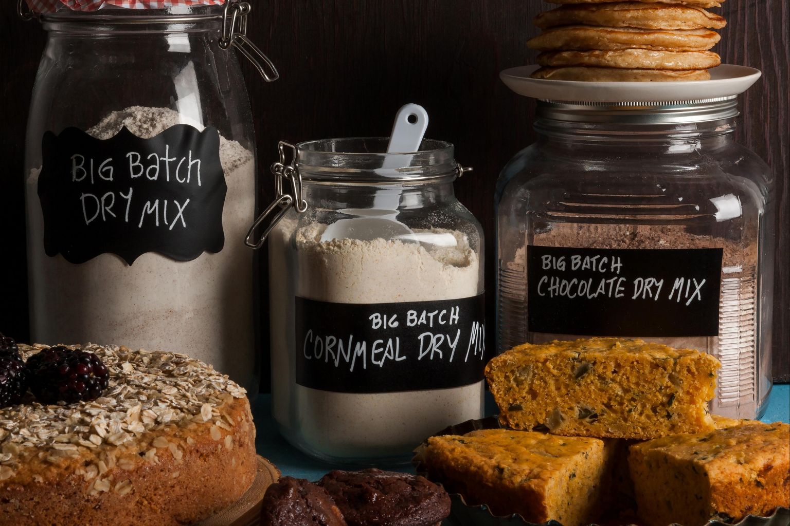 Make three basic baking mixes for your pantry, with seven recipes and ...