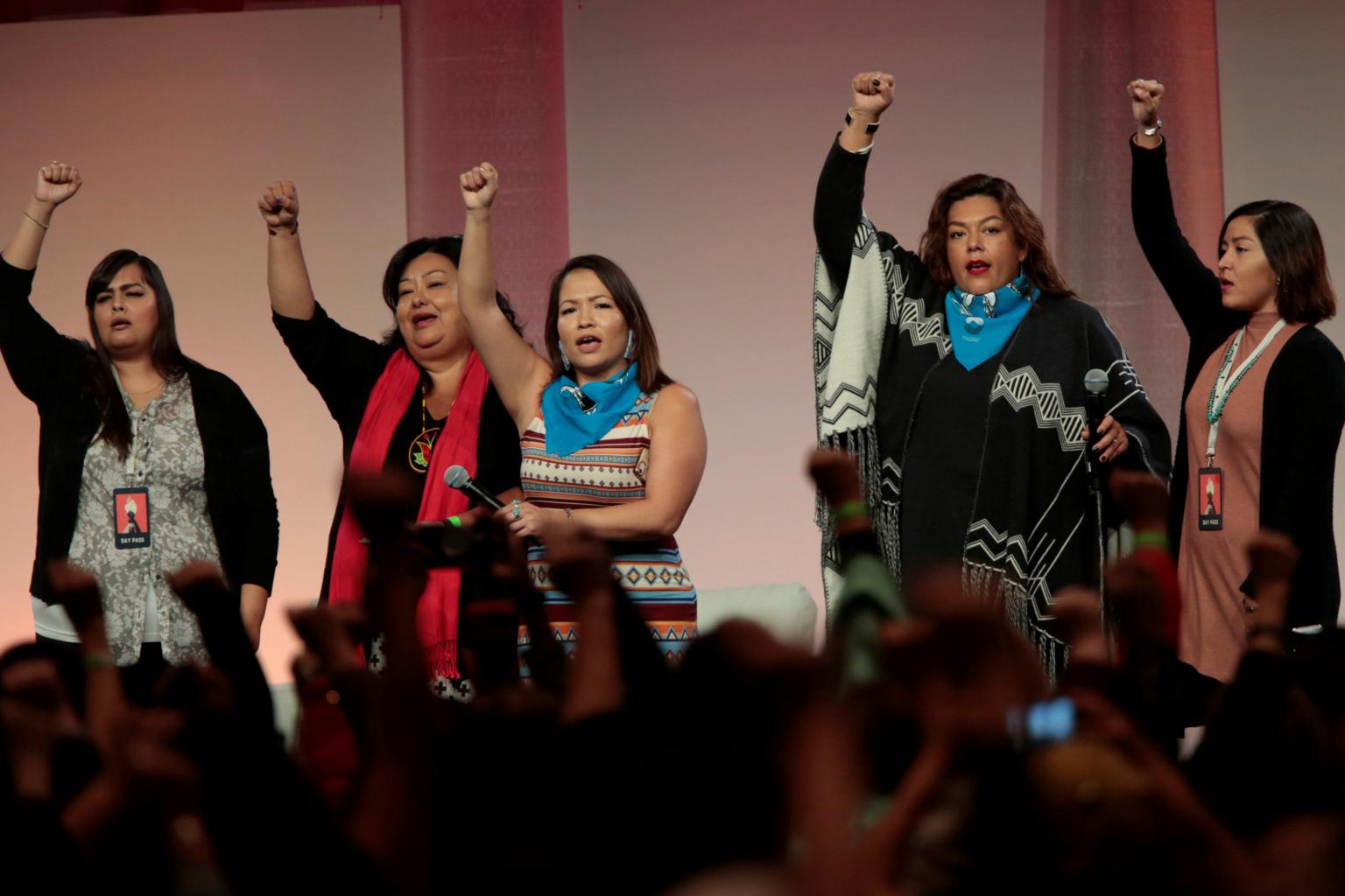US women gather in Detroit to stand up against sexual harassment and ...