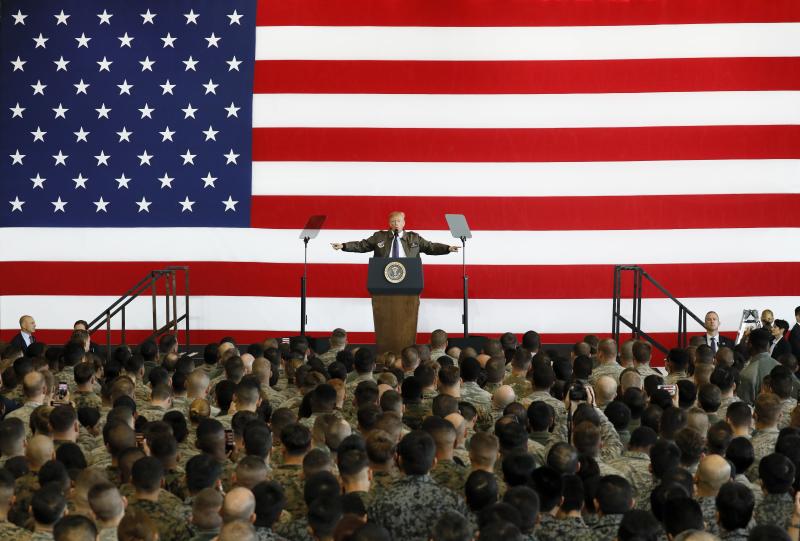 ‘No dictator’ should underestimate US resolve, says Trump as he kicks ...