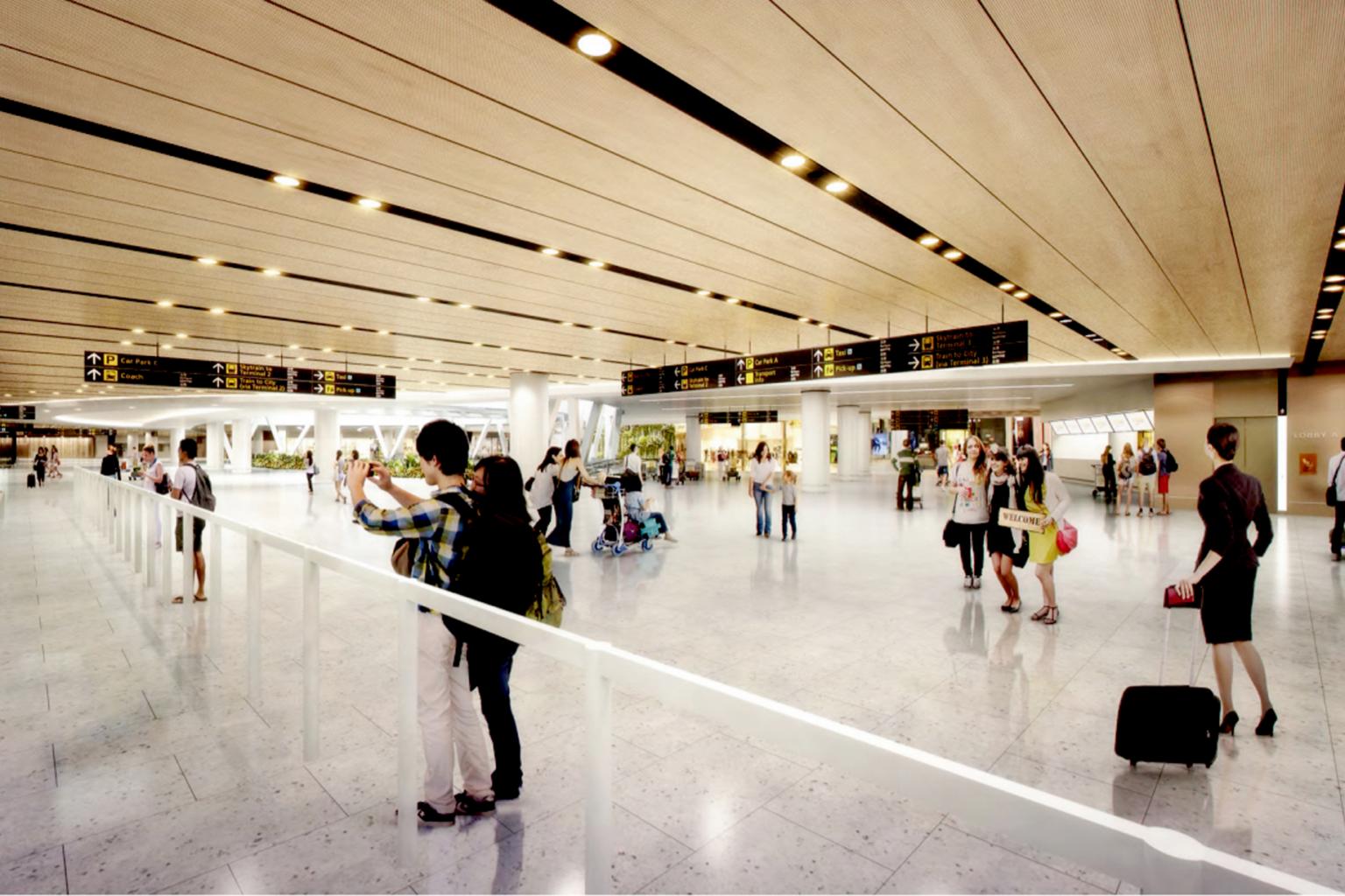 Changi T1 expansion project: New arrival hall and basement carpark to ...