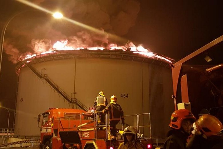 SCDF puts out oil storage tank fire on Pulau Busing after 'intense' 6 ...