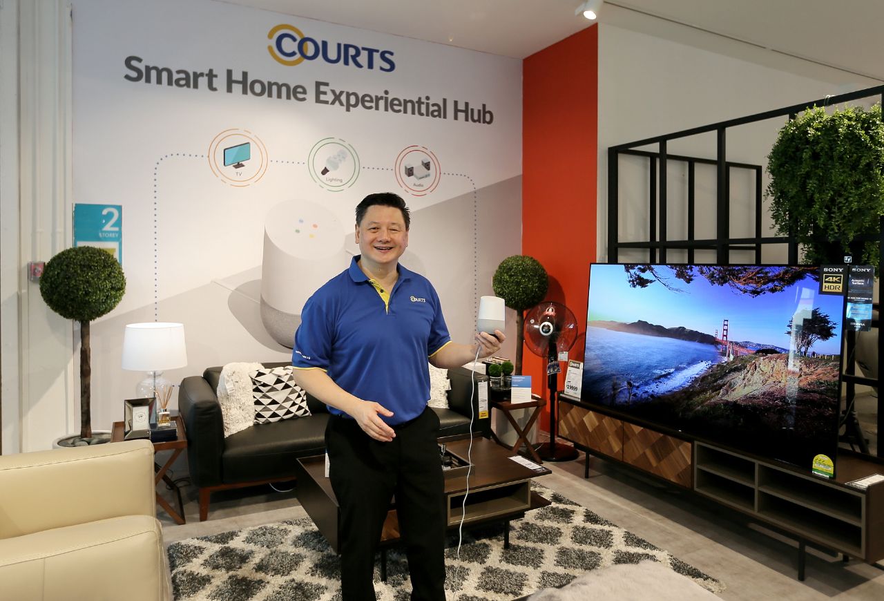Retailer Courts launches Smart Home Experiential Hub | The Straits Times