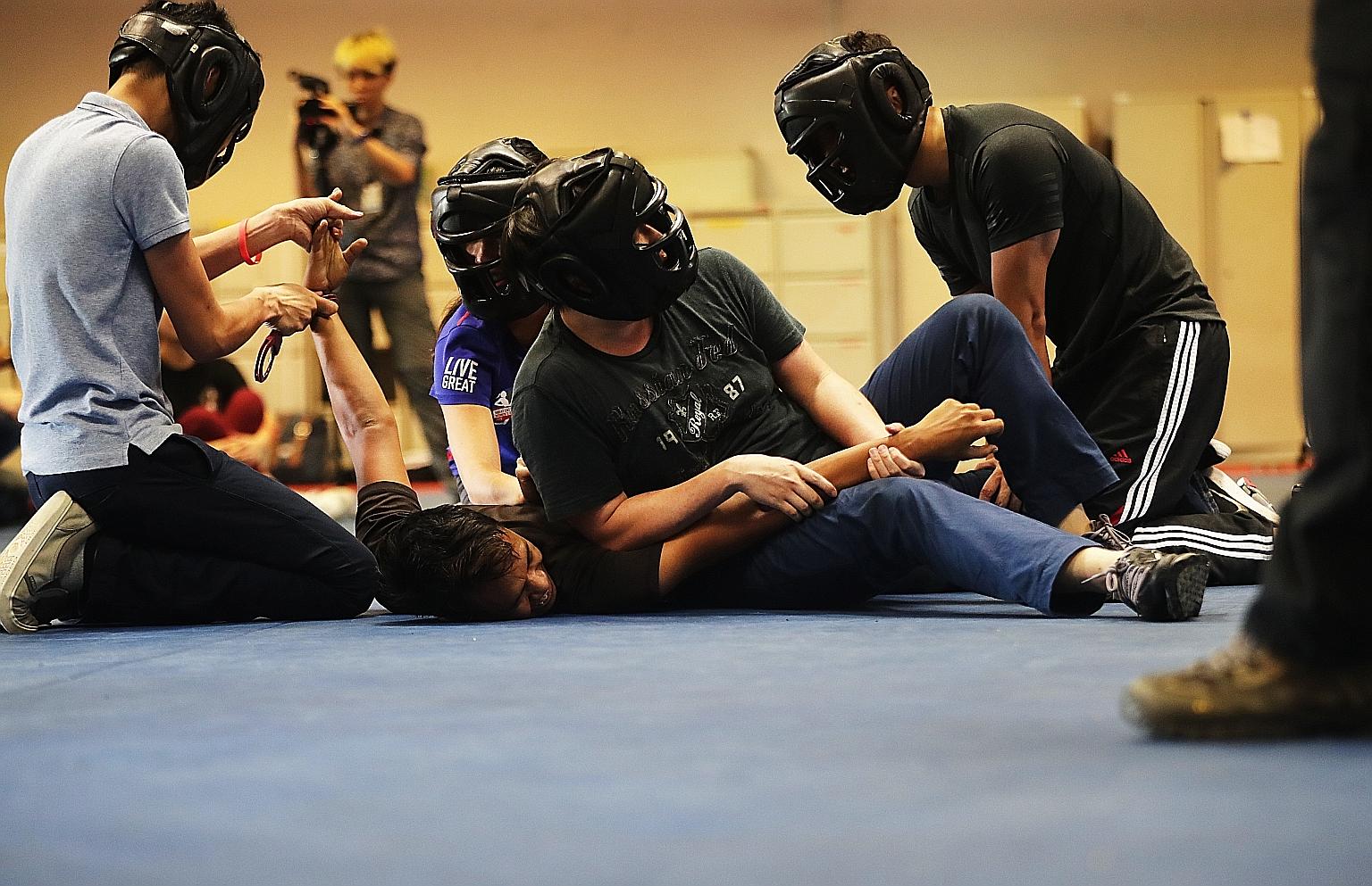 Learning first-hand how police arrest suspects | The Straits Times