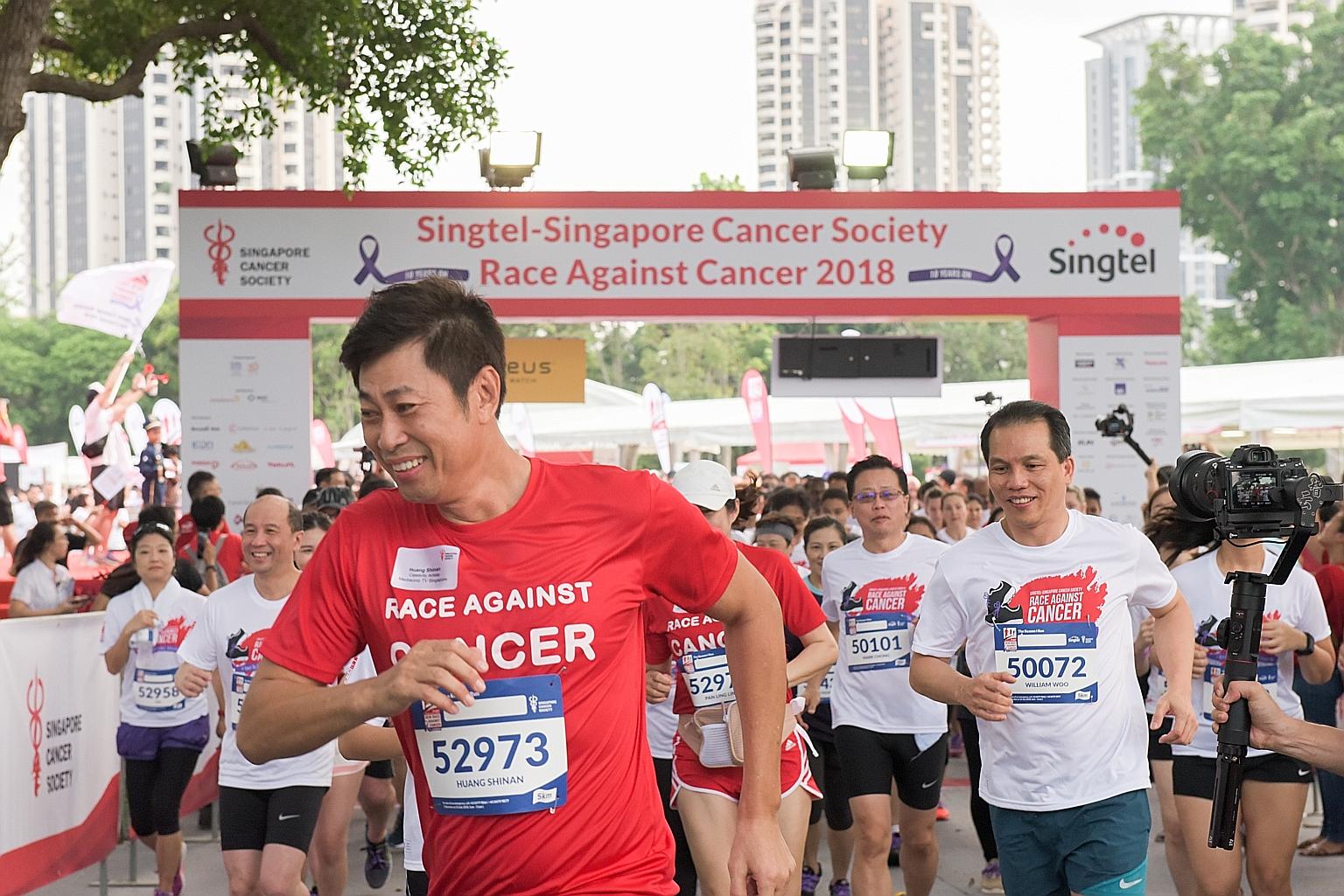 CEOs join survivors for Race Against Cancer | The Straits Times