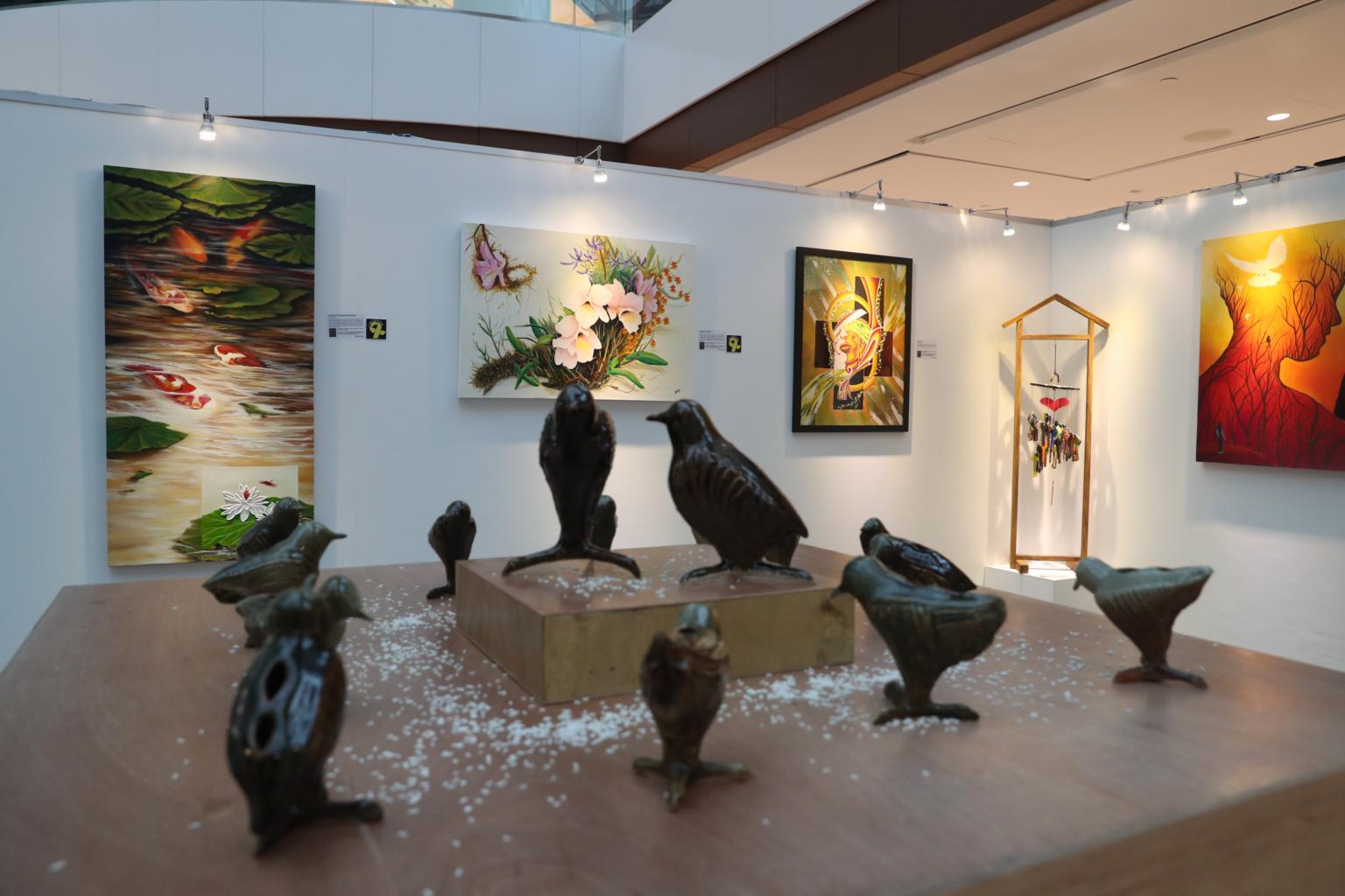 Prison inmates put their talents on show in Yellow Ribbon art ...