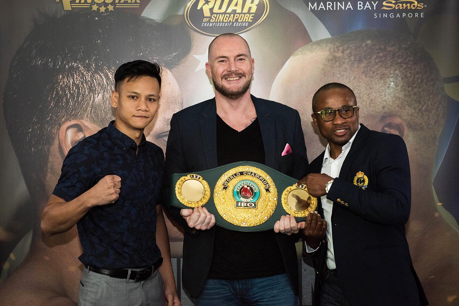 Boxing: Singapore's Ridhwan gives rival Ambunda a pillow ahead of IBO ...