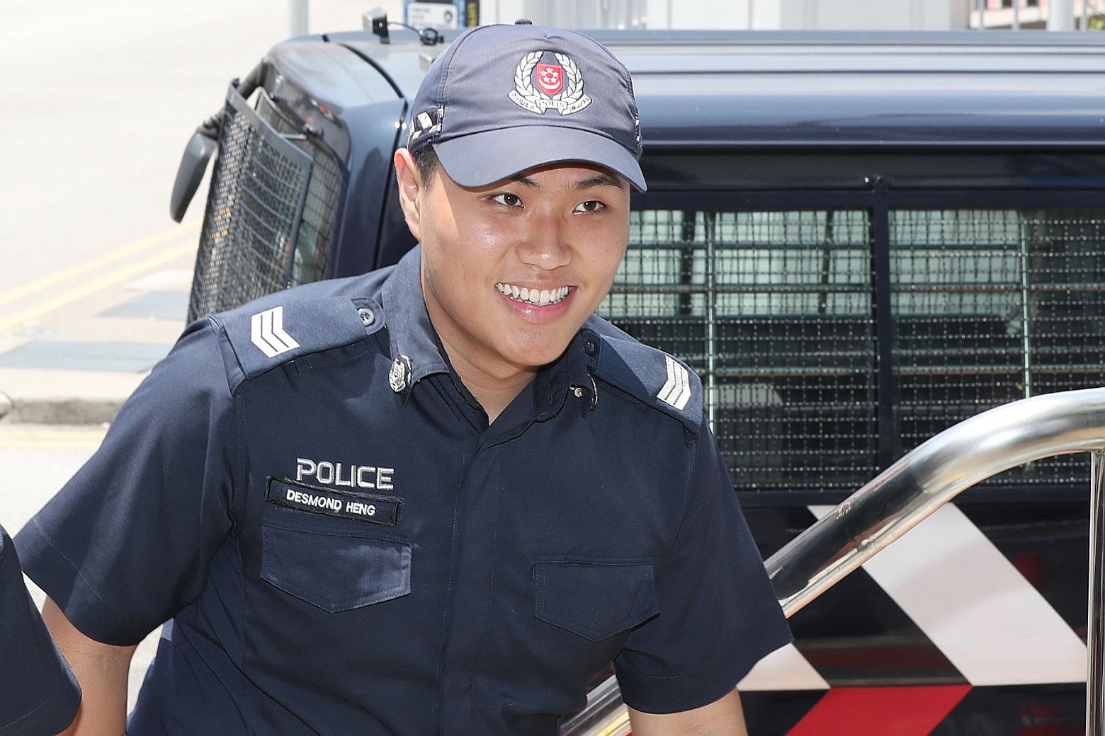 Wade in canal to nab suspect? Young cop jumped right in | The Straits Times