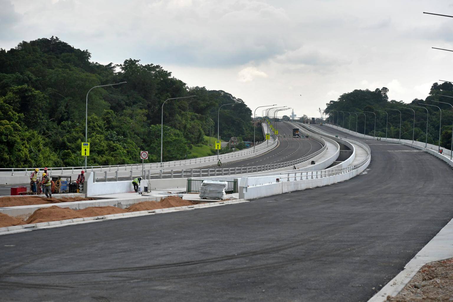 First section of Lornie Highway, formerly Bukit Brown Road, opens to ...