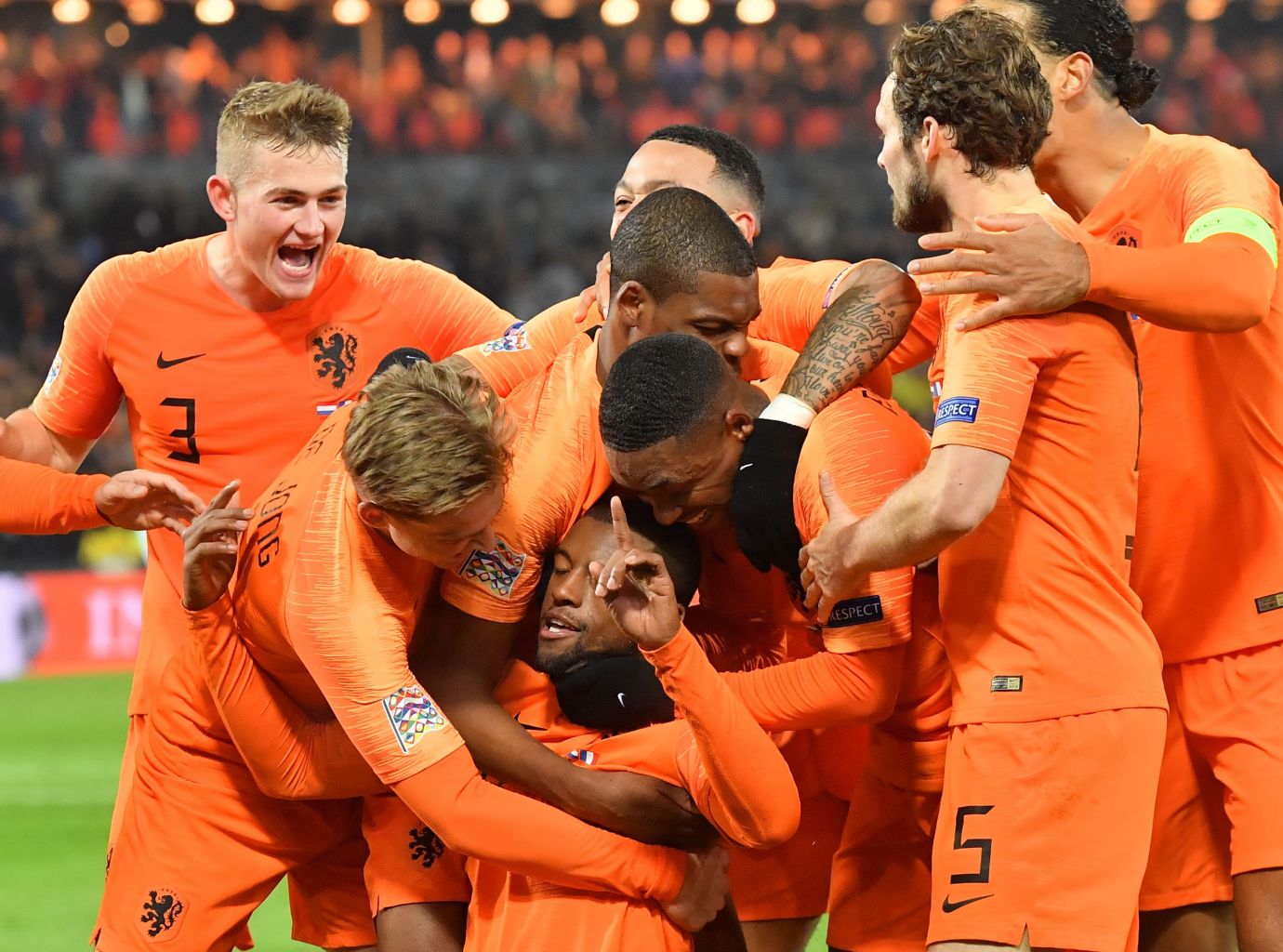 Football: Dutch delight in Nations League win over France, Germany ...