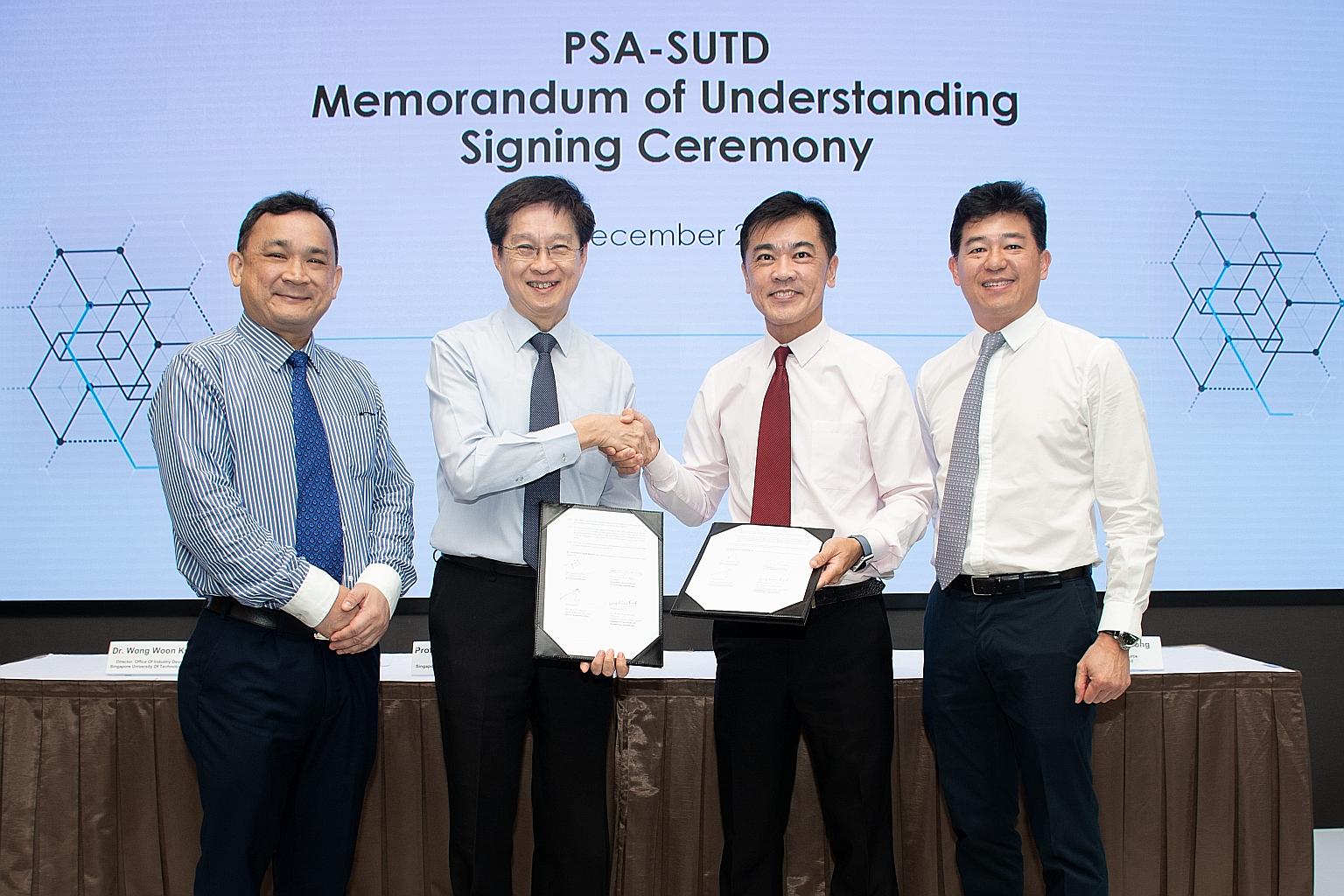 PSA, SUTD sign deal to develop talent for future Tuas smart port | The ...