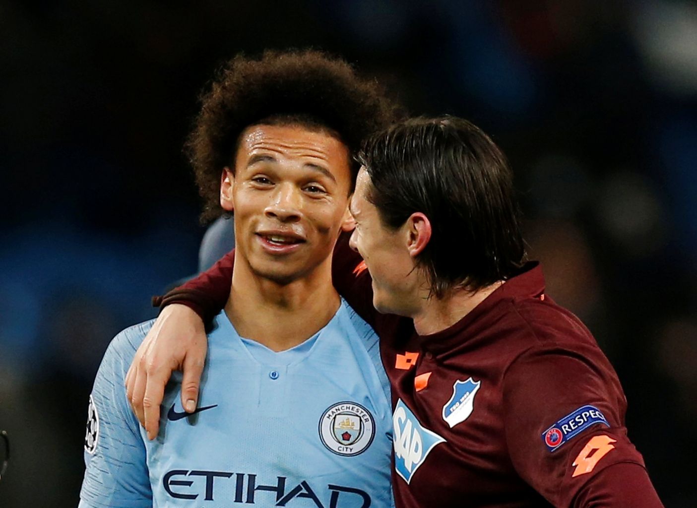 Football: Sane double secures Champions League top spot for Man City ...