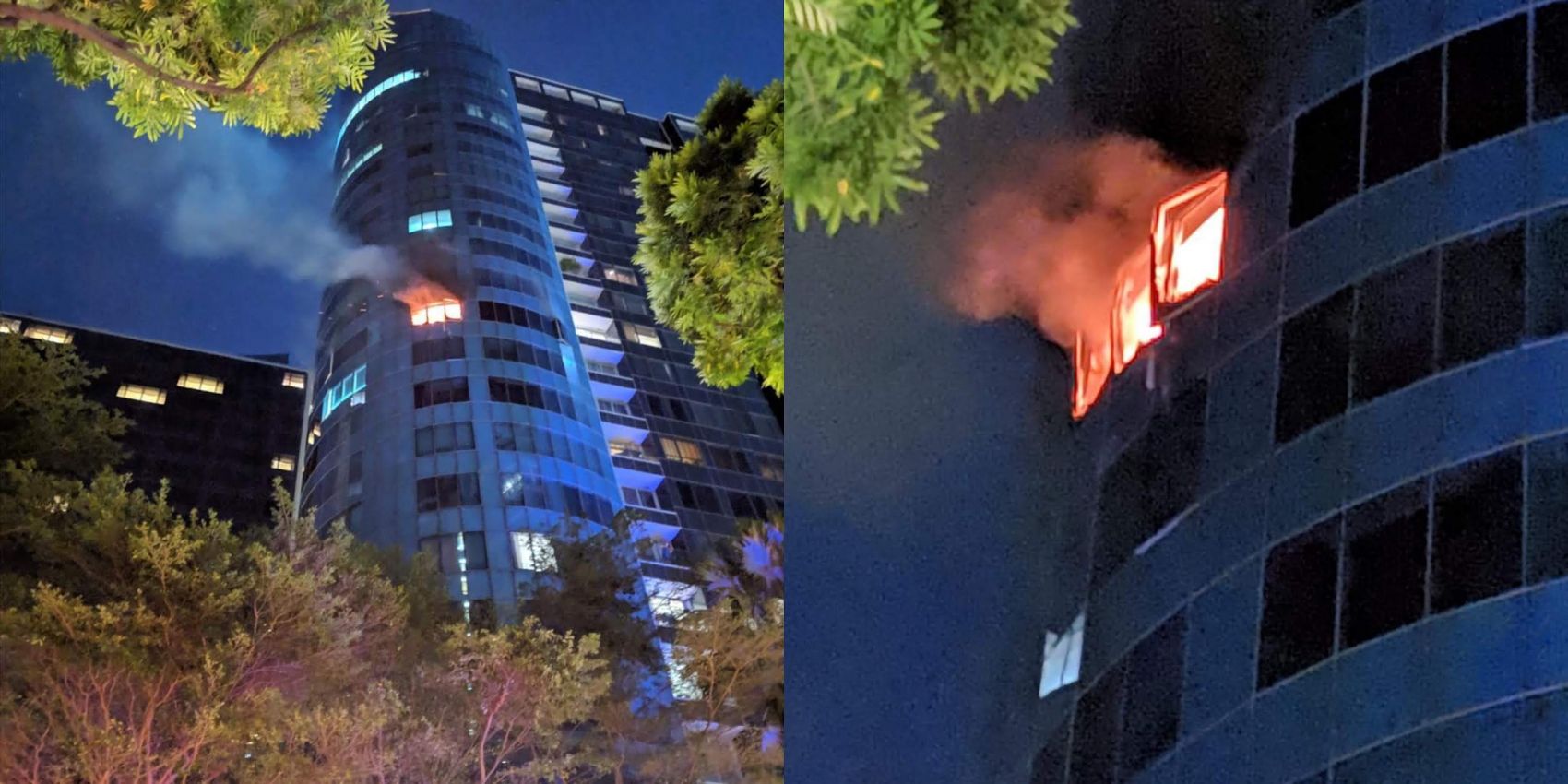 200 residents evacuated after fire breaks out at St Regis Residences ...