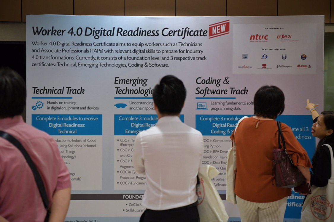 NTUC launches new digital skills training certificate for manufacturing ...