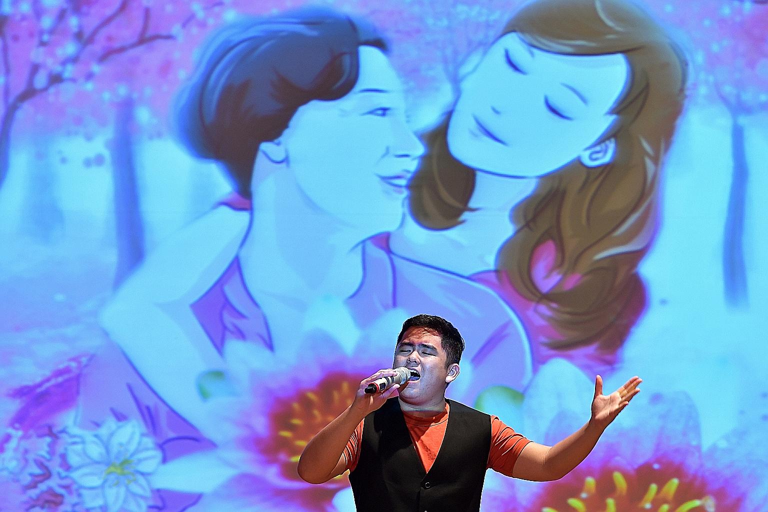 Taking the stage for the love of xinyao | The Straits Times