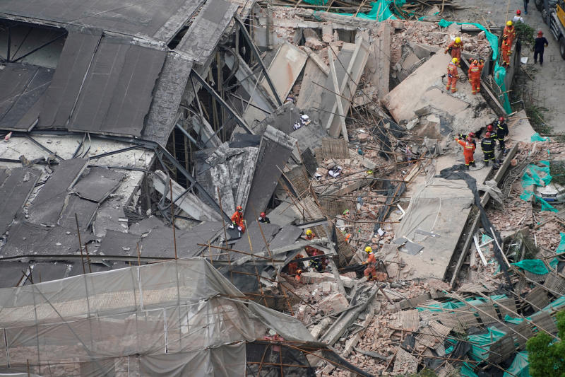 Seven dead in building collapse in China’s Shanghai | The Straits Times