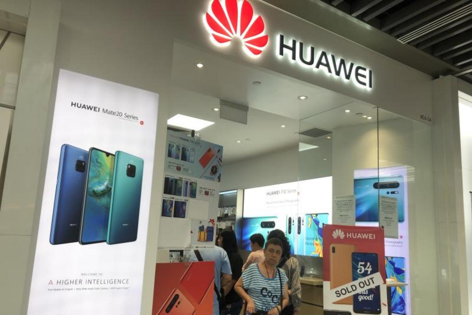 Huawei stores reopen, $54 smartphone no longer on sale | The Straits Times