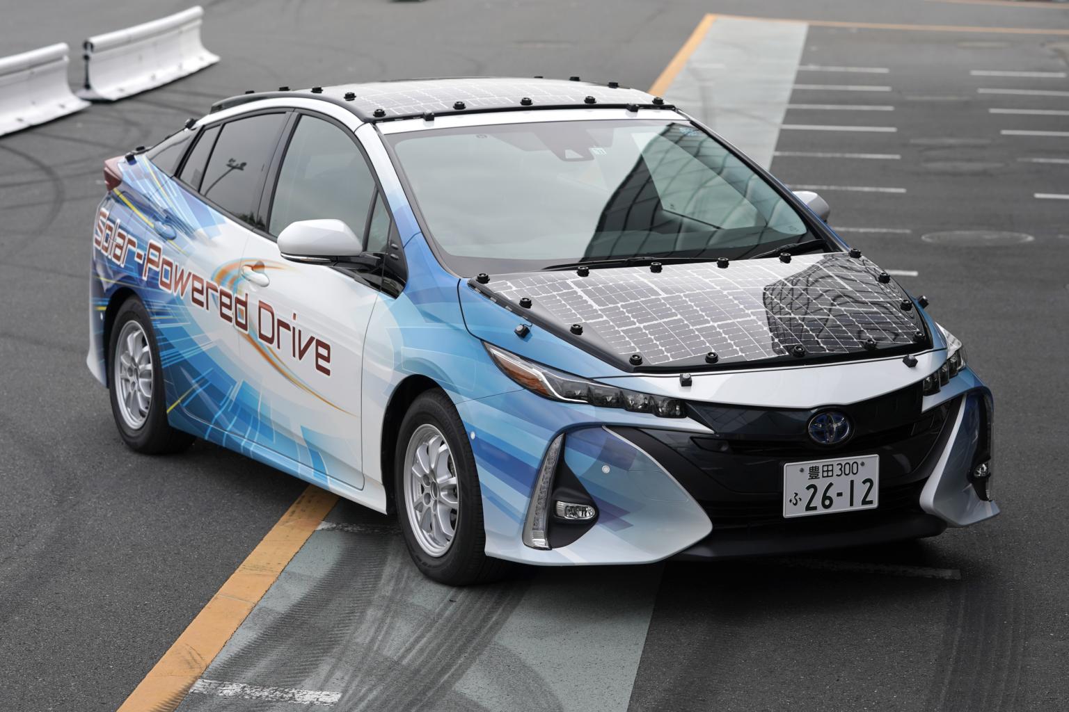 Running on sunshine: Toyota tests ambitious solar-powered car | The ...