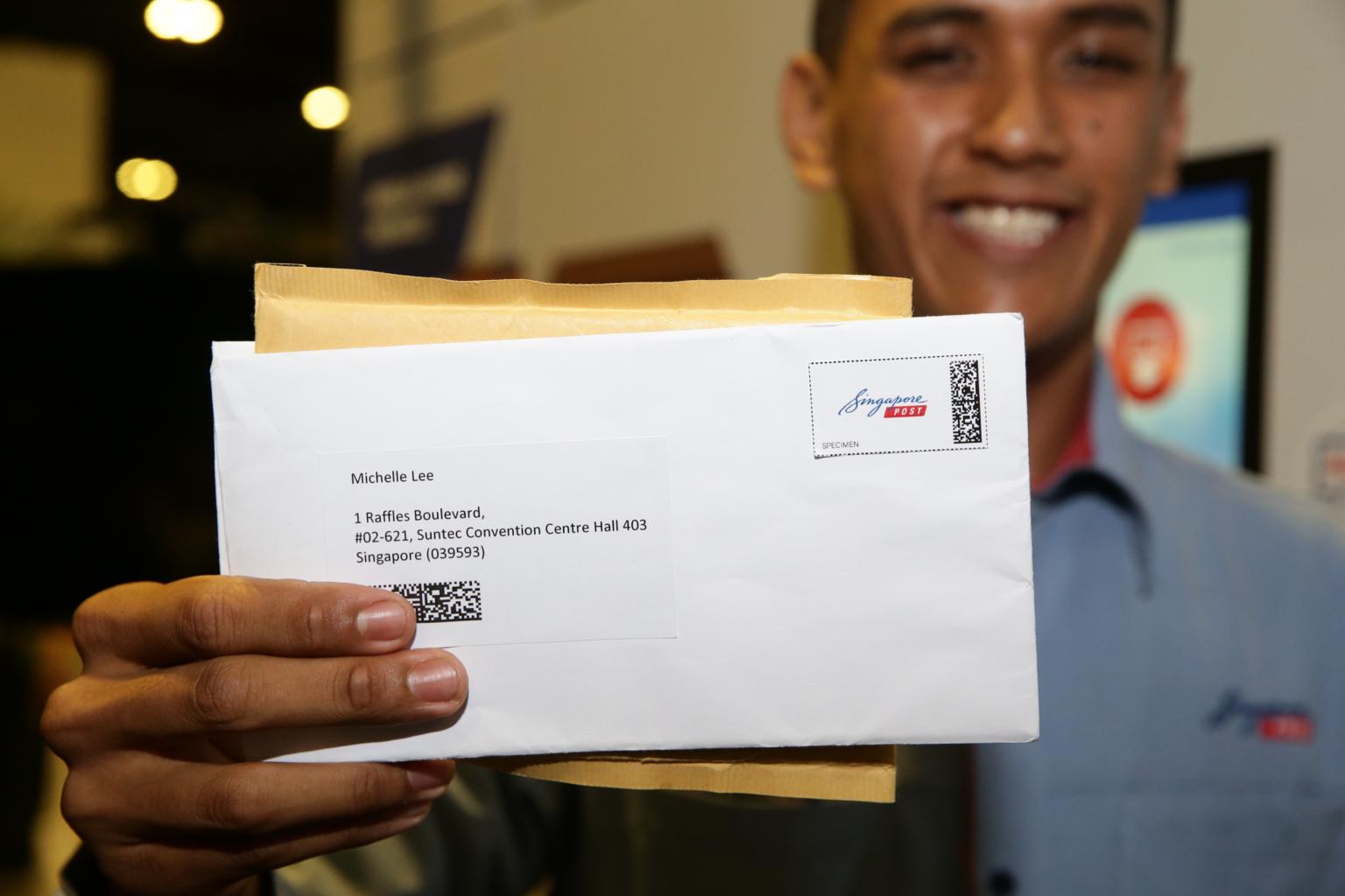 SingPost unveils smart stamp, letterbox prototypes | The Straits Times