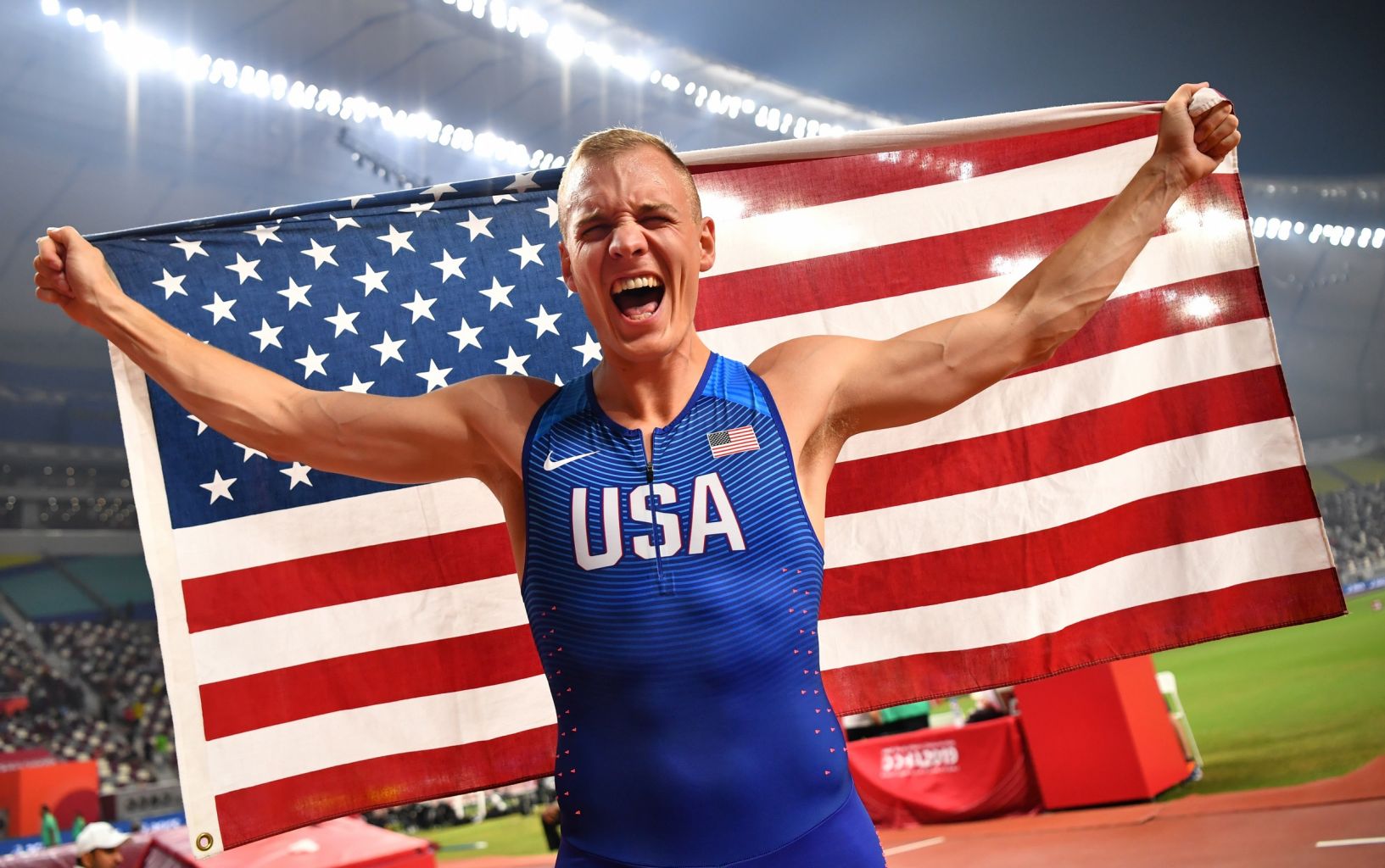Athletics: Pole vaulter Kendricks takes second world gold after duel ...