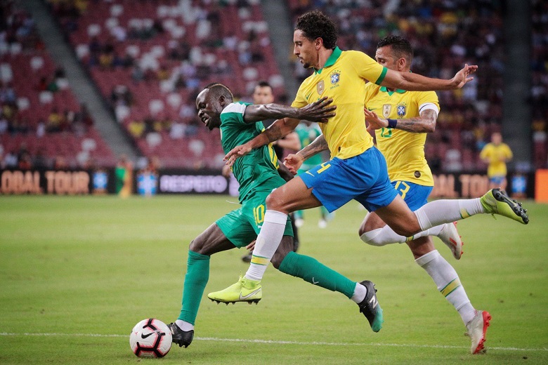 Football: Brazil held 1-1 by Senegal in front of poor crowd at National ...