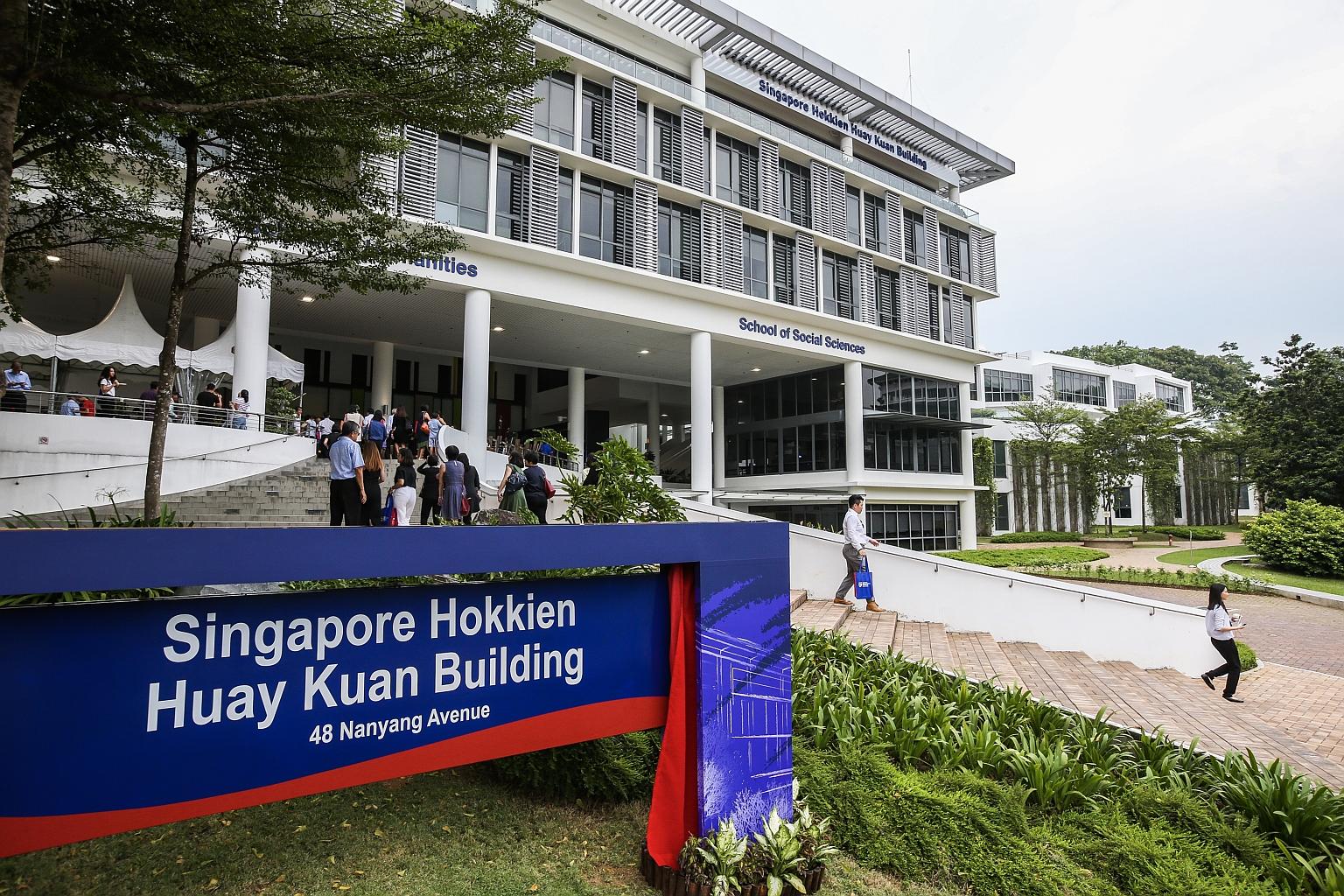 NTU building and road renamed in honour of pioneers | The Straits Times