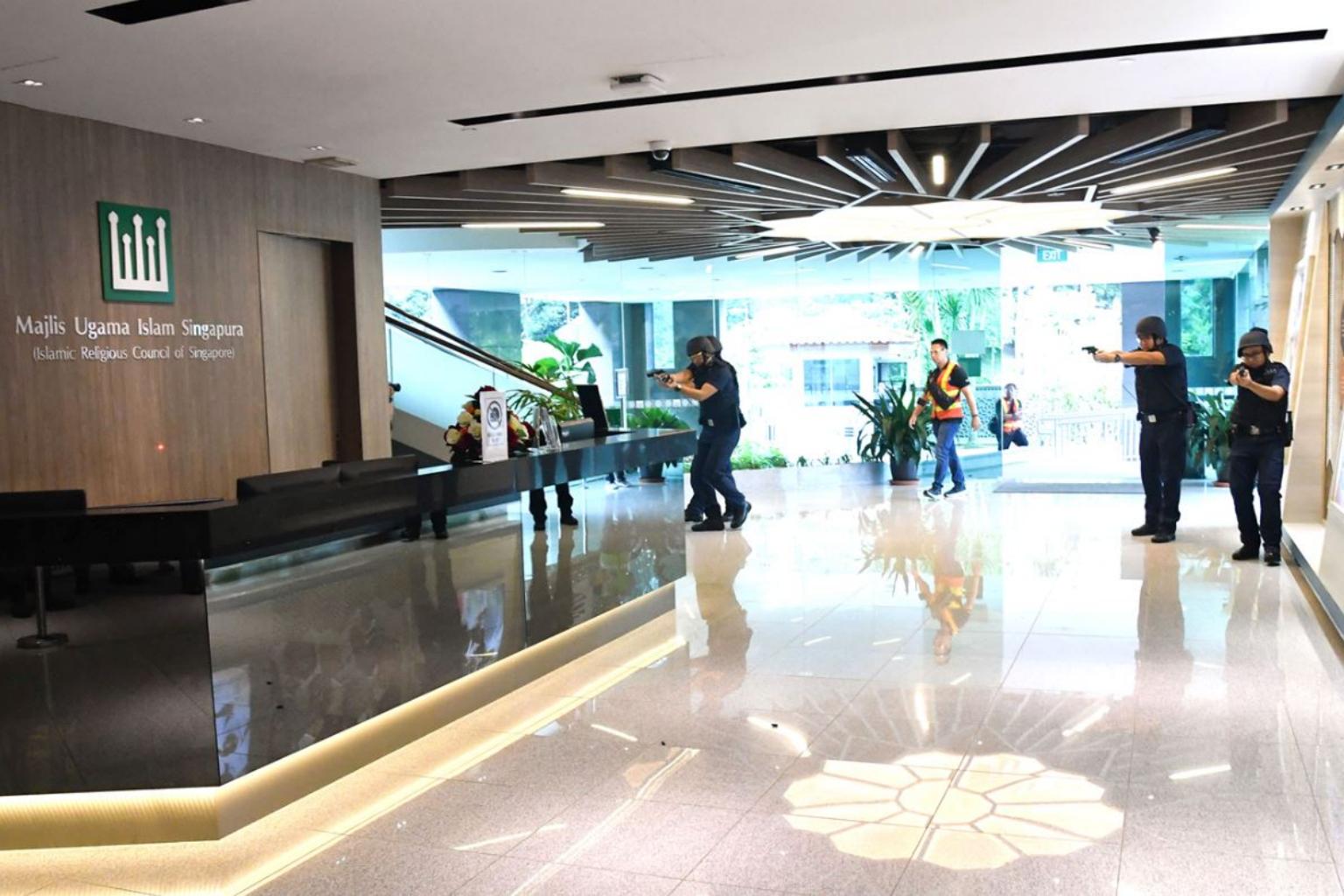 Singapore Islamic Hub holds anti-terror drill | The Straits Times